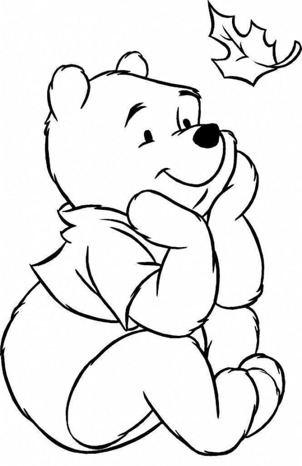 Desenhos de Ursinho Pooh para Imprimir e Colorir