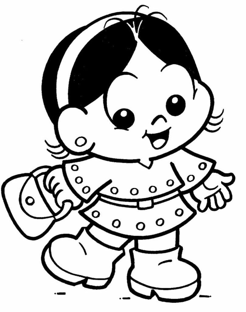 Desenhos de Magali para Imprimir e Colorir