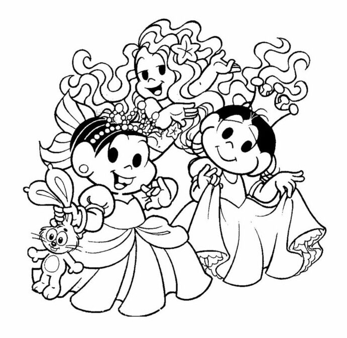 Desenhos de Magali para Imprimir e Colorir