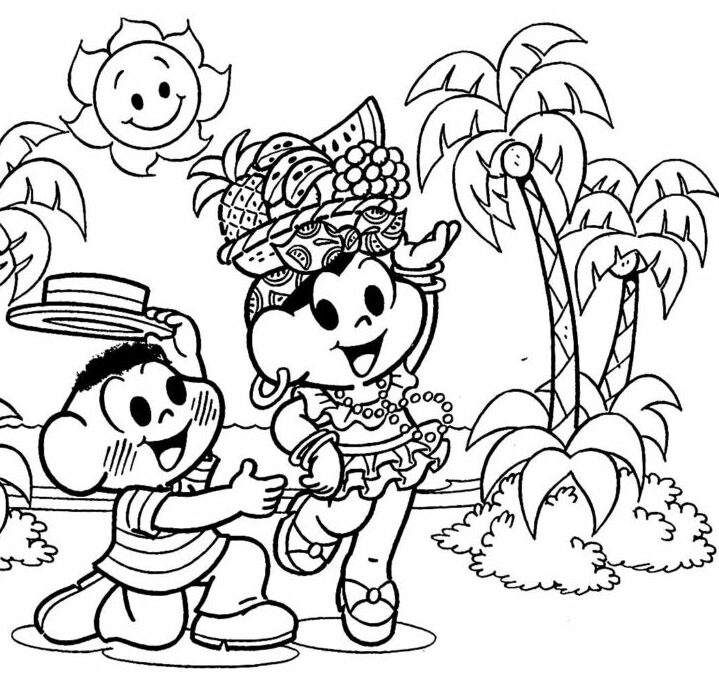 Desenhos de Magali para Imprimir e Colorir