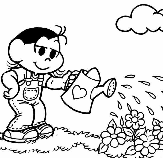 Desenhos de Magali para Imprimir e Colorir