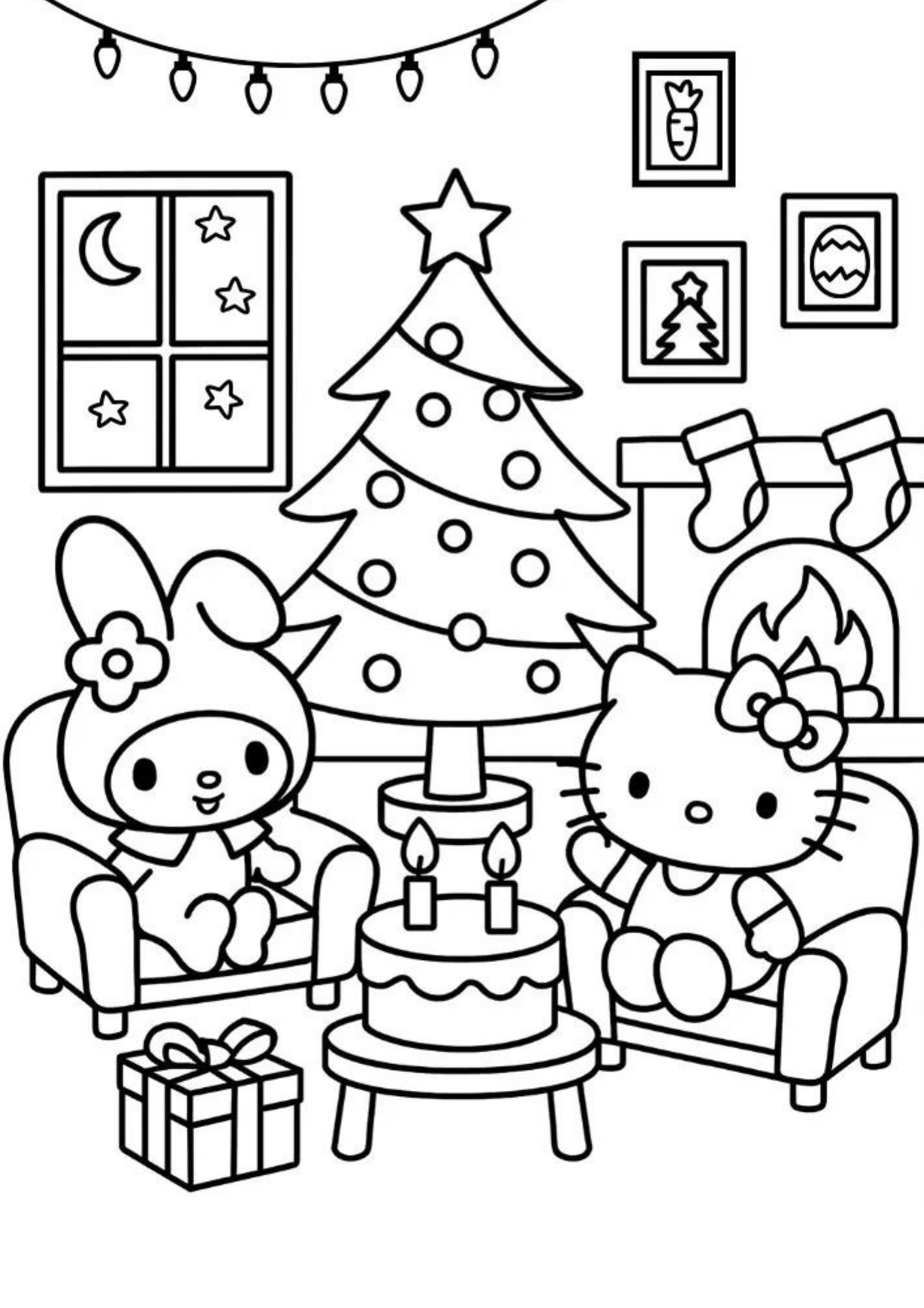 Desenhos de My Melody para Imprimir e Colorir
